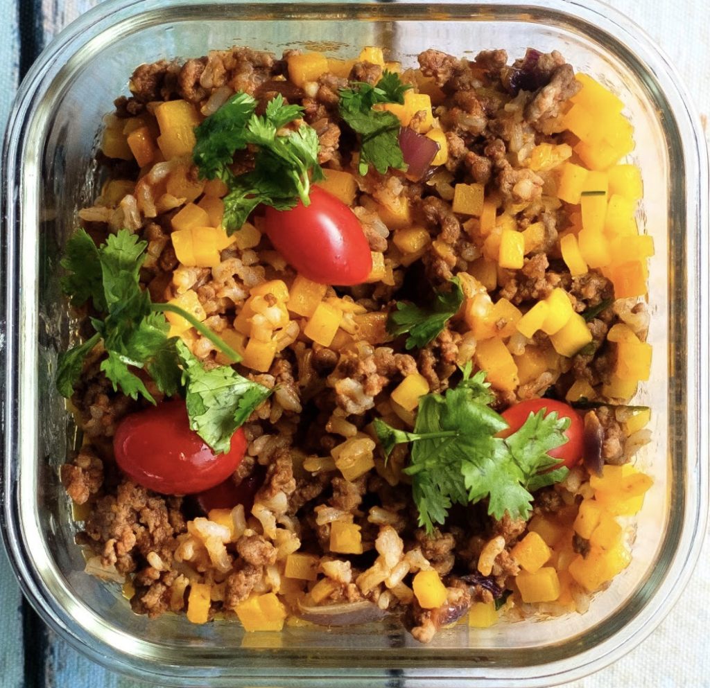 One Pan Taco Rice – Healthy Meal Prep Recipe –PrepYoSelf