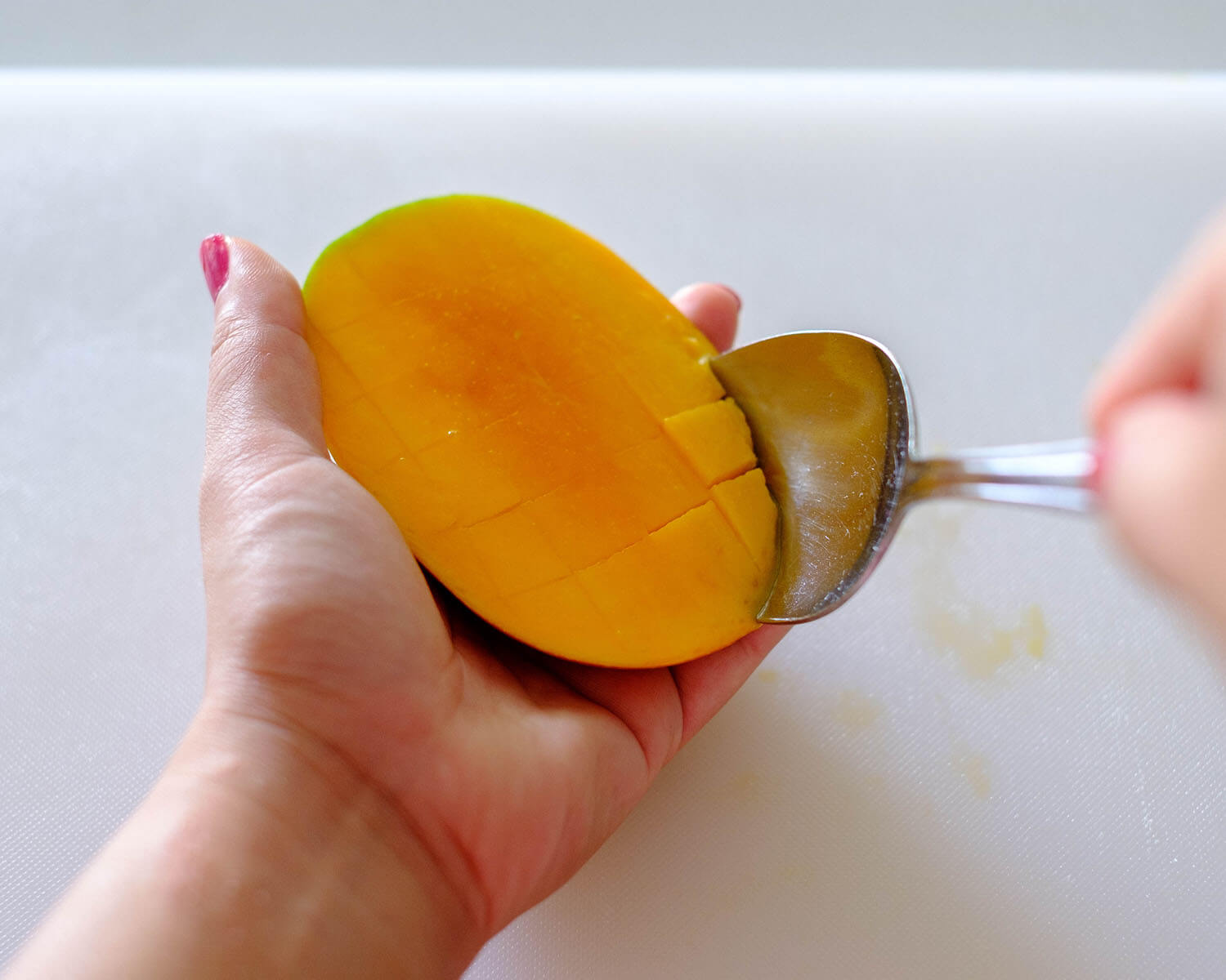Learn to Cut a Mango Fruit Step by Step - PrepYoSelf