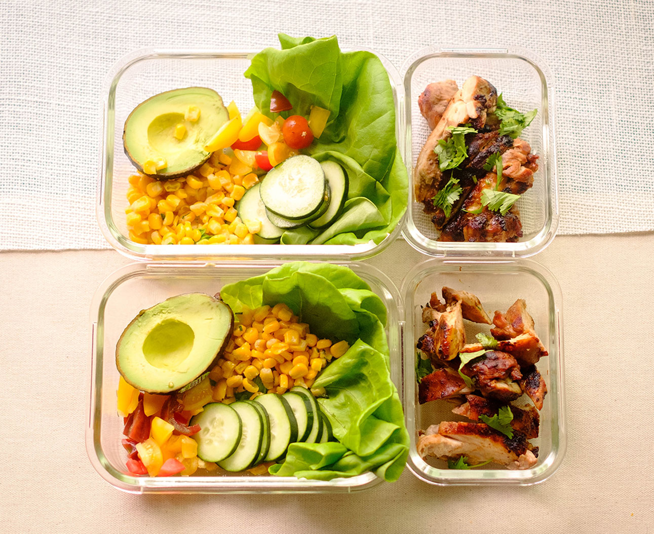 Grilled Cherry Chipotle Glazed Chicken Lettuce Wraps - PrepYoSelf