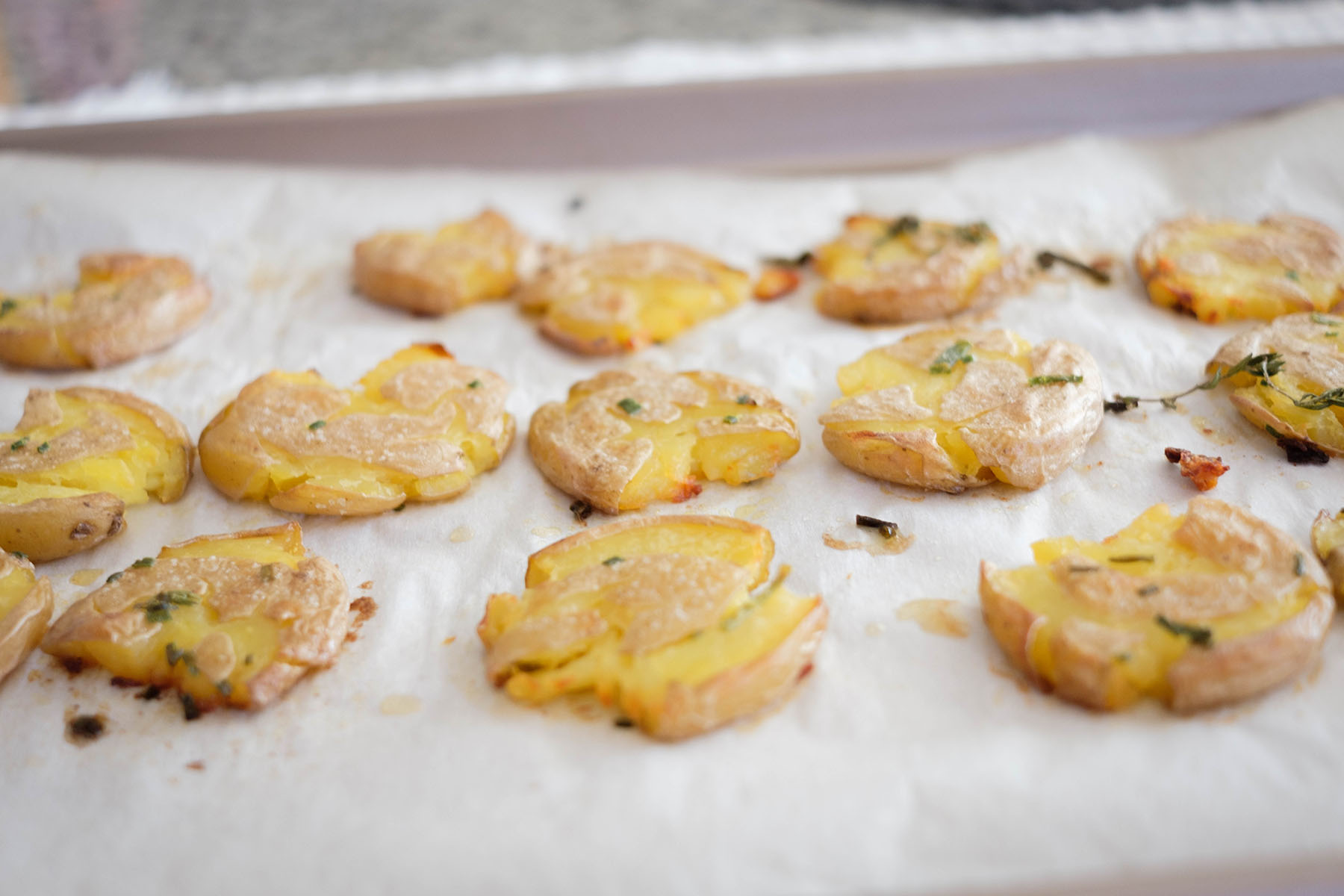 Easy Crispy Smashed Potatoes - PrepYoSelf